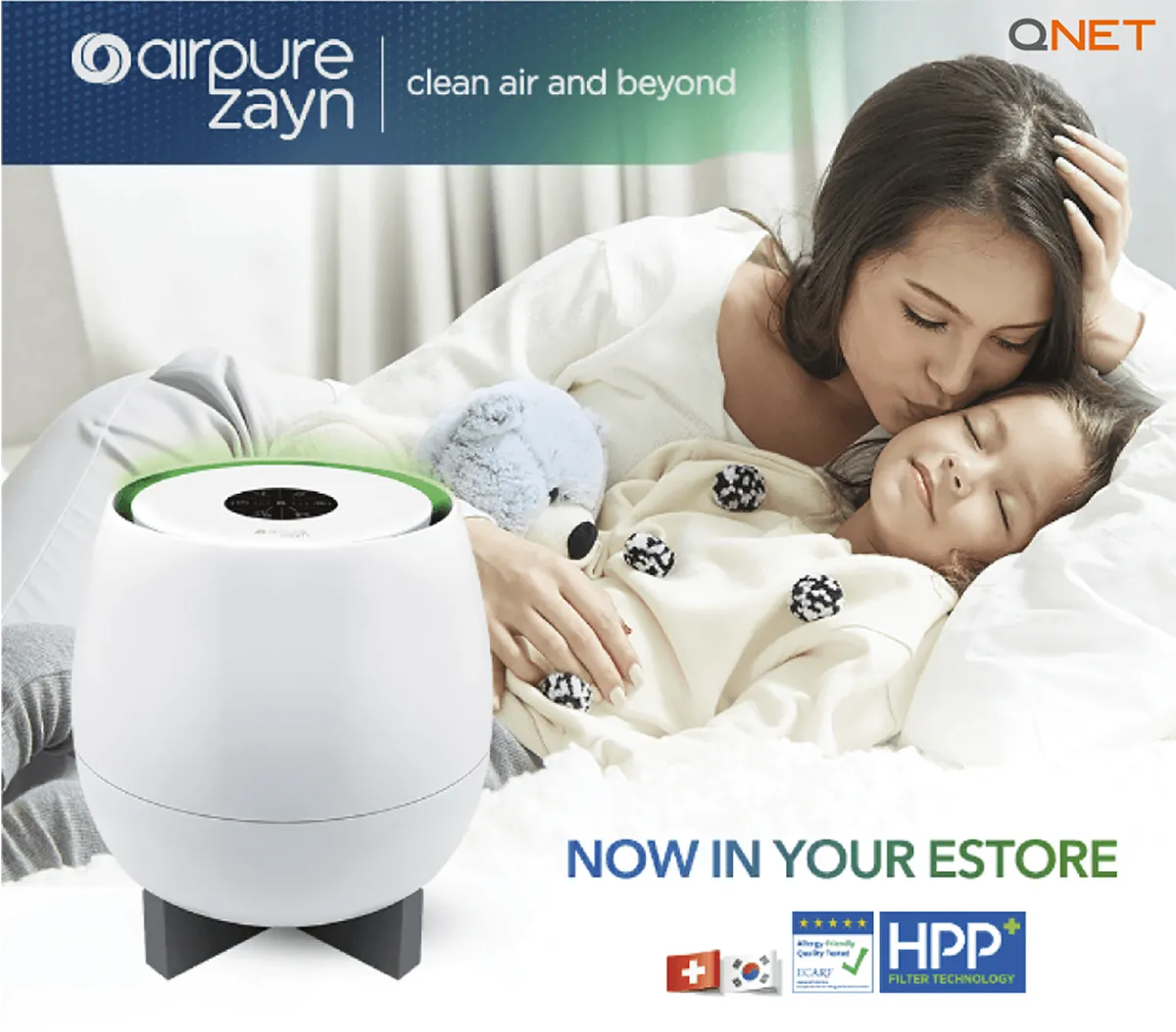 QNET Presents AirPure Zayn Air Purifier – Powerful and Minimalist - QNET